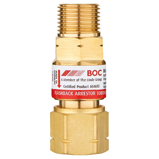 BOC Standard Flow Torch End Fuel Gas Flashback Arrestor – Bosmac-online